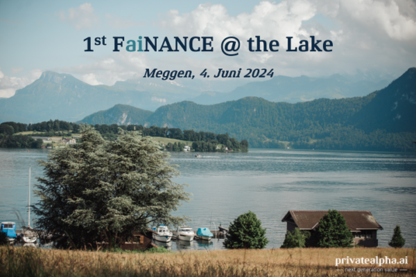 FaiNANCE @ THE LAKE - KI optimierte Finanzprodukte und Research